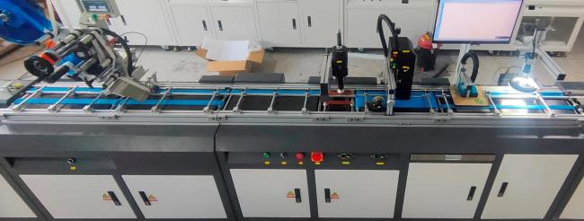 Close-up of DOD printing mechanism on YEDU-2A machine