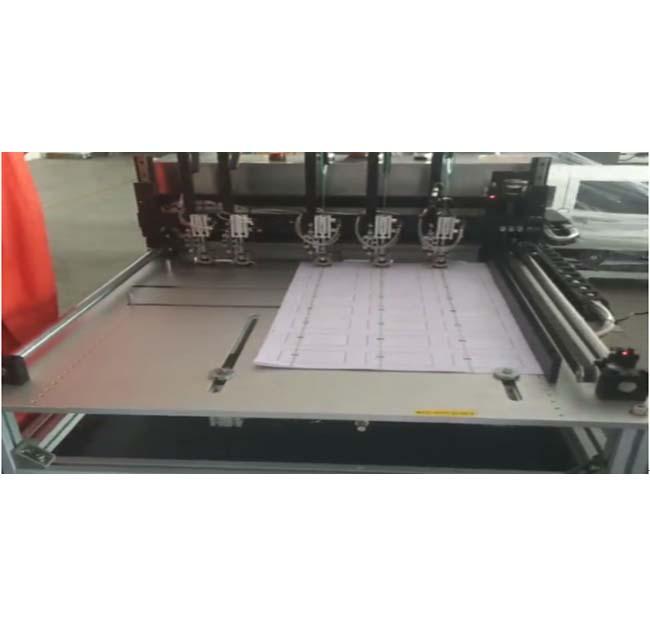 Glue Tape Pasting Machine in Operation