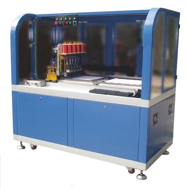 RFID Card Wire Embedder Machine YAE-28 in operation