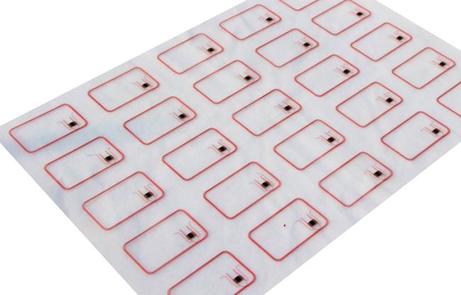 RFID Card Inlay sheet with punched holes