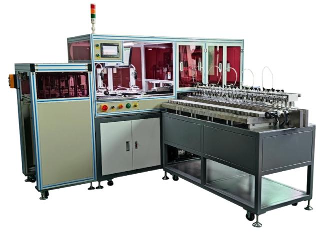 Full Automatic Plastic Card Puncher and Sorter Machine in operation