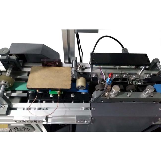 Smart Card Data Personalization Machine in operation