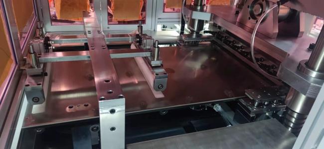 Full Auto Smart Card Punching and Sorting Machine side view