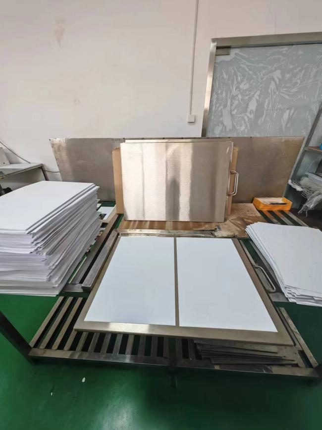 Lamination pad in use for card production