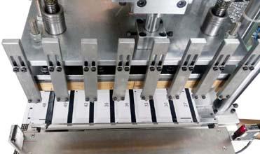 Magnetic Stripe Bonding Machine in operation