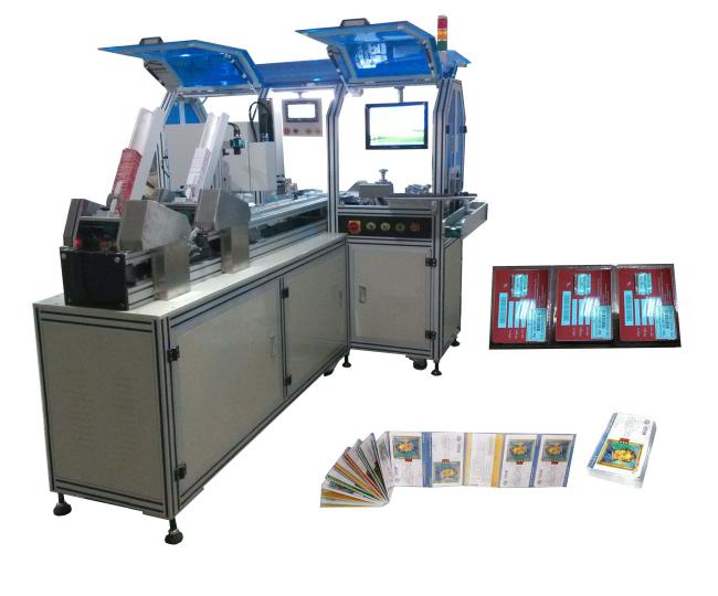 Zigzag Middle Speed Automatic Ultrasonic Card Packing Machine