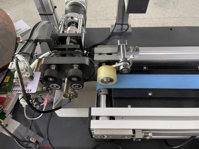 Smart Card Laser Coding Machine in Operation