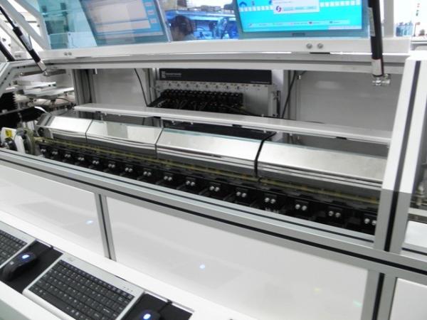 Quality 220V Laser Printing SIM Card Manufacturing Machine For 2 Chip And 4 Chip Cards for sale