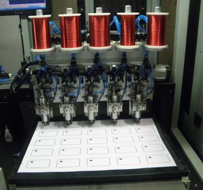 China Contactless Card Antenna Embedding Machine RFID Inlay Prelam Line YAE-25 for sale