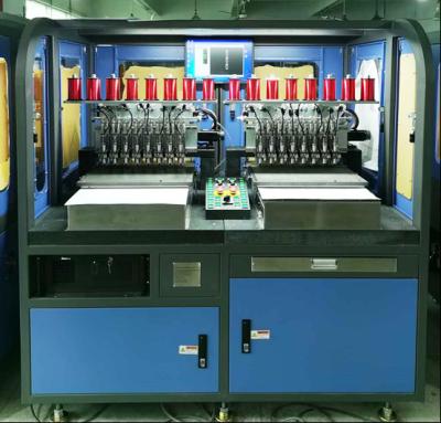 China Prelam Sheet Antenna Implanter Machine 16 Embedding Heads For RFID Card INLAY YAE-216 for sale