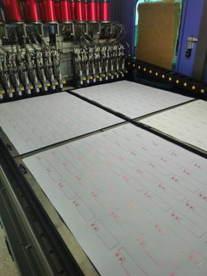 China Plastic RFID Contactless Card Inlay Production Line With 32 Embedding Heads for sale
