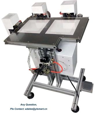 China Manua RFID Inlay Sheet Collator And Bonder With Temperature Control System for sale