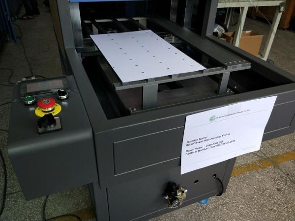 Quality 1.5KW Contactless Card Inlay Production Line RFD Card Inlay Sheet Hole Puncher for sale