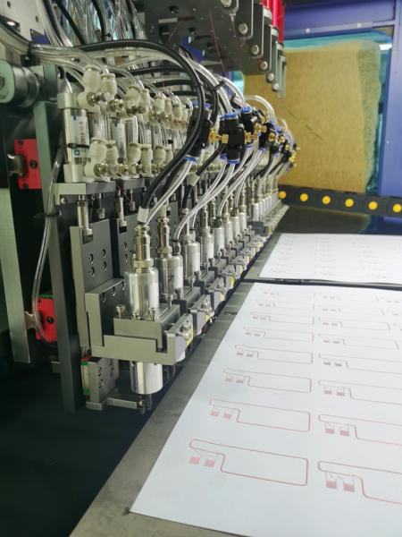 Quality 32 Embedding Heads RFID Card Inlay Antenna Implanting For Contactless Card YAE for sale