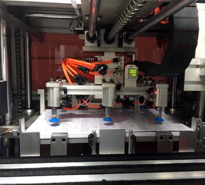 China Plastic PVC CR80 Cards Die Cutting And Sorting Machine Full Automatic YLPS-1 for sale