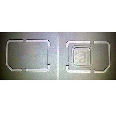 China Automatic Plug In SIM Card Punch Machine PLC Servo System For Standard CR80 Cards for sale