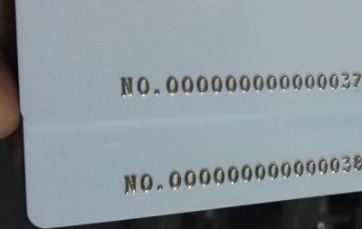 China CR80 Plastic Card Stamping Machine Automatic Card Embossing and Tipping Machine for sale