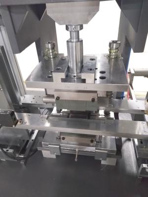 China CR80 Plastic Card Stamping Machine Automatic Card Embossing and Tipping Machine for sale