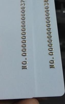 China PLC Control Card Embossing And Tipping Machine 2.5KW With Two Embossing Stations for sale