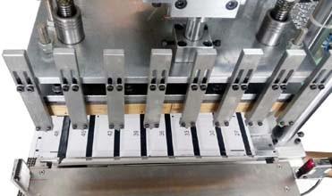 China Relay Controlled Magnetic Tape Laying Machine For Plastic Sheets for sale