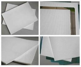 China A4 A3 Woolen Felt Plastic Card Lamination Pad Custom Size for sale