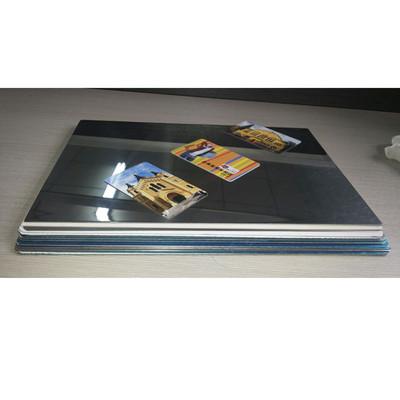 China High Glossy Mirror Finish Lamination Steel Plate For Smart Cards Production for sale