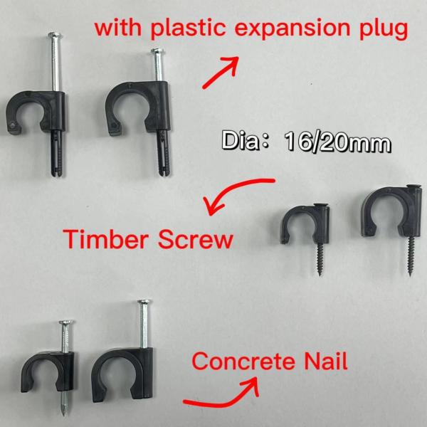 16mm 20mm Clip per filo di plastica Strumento per piegare i tubi in PE senza sbavature
