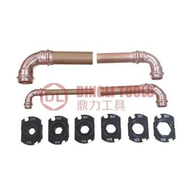 China DL-1432-A Plumbing Crimping Tool Manual Pex Fitting Crimp Tool with V / H Mold for sale