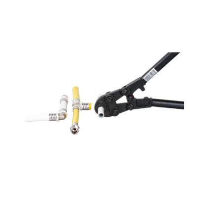 Cina DL-1432-3/4 Pinza per crimpatura manuale Pinza per tubi nera da 1,8 kg in vendita