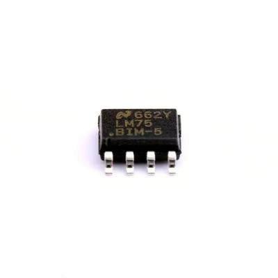 China LM75BIM-5/NOPB Surface Mount  Small Electronic Components IC Chips SOIC-8 for sale