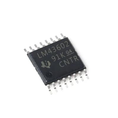 China LM43602PWPT ICs TI Integrated power controller Circuit Analog Devices HTSSOP-16 for sale