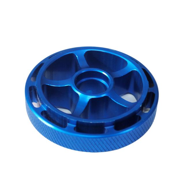 Quality Blue Anodized Aluminum Parts , Custom CNC Precision Machining Service for sale