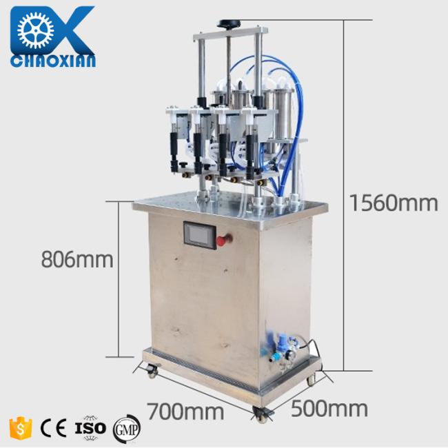 10ml 15ml 30ml Essential Oil Chubby Gorilla Semi Auto Small Juice Eye Drop Bottle Filling Machine