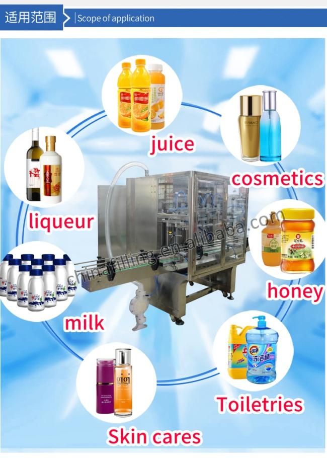 Vail Sesame Vegetable Cooking Oil Dispenser Shampoo Liquid Automatic Filling and Capping Machine