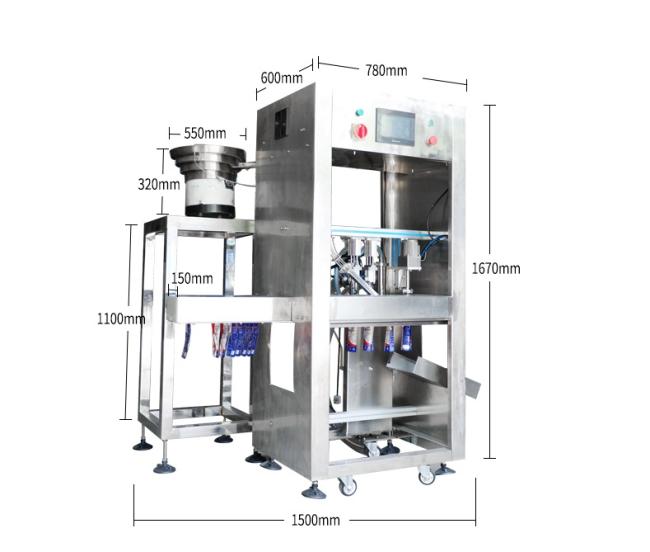 Automatic Bakery Jam Baby Food Fresh Juice Ketchup Sauce Big Bag Rotary Pouch Packing Machine