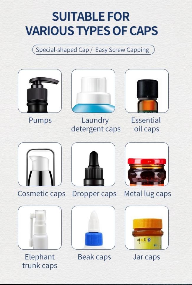 Factory Directly Price Flip Off Top Plastic Screw Caps Full Automatic Bottle Cap Sealing Machine