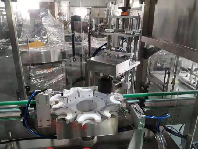 Jar Screw Cap tightener with Cap Elevator Pneumatic Vacuum Automatic Bottle Capping Machine