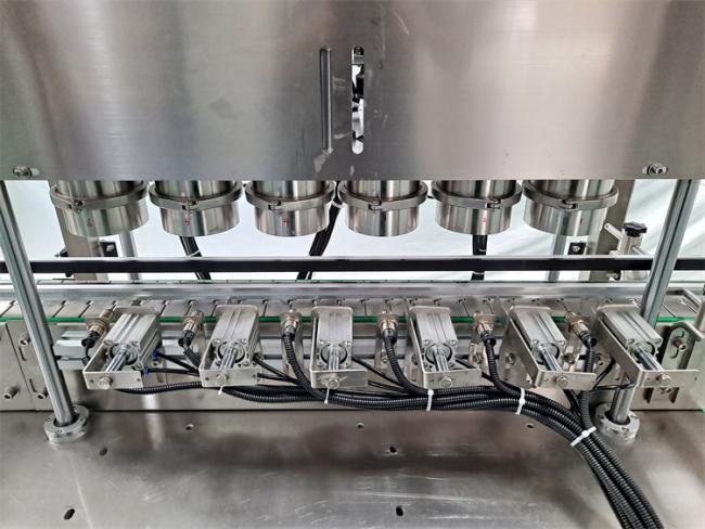 Jar Screw Cap tightener with Cap Elevator Pneumatic Vacuum Automatic Bottle Capping Machine