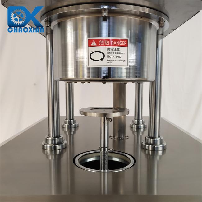 Coffee Powder Food Canned Tuna Packing Machines Nitrogen Semi Automatic Vacuum Can Lid Bottle Sealer