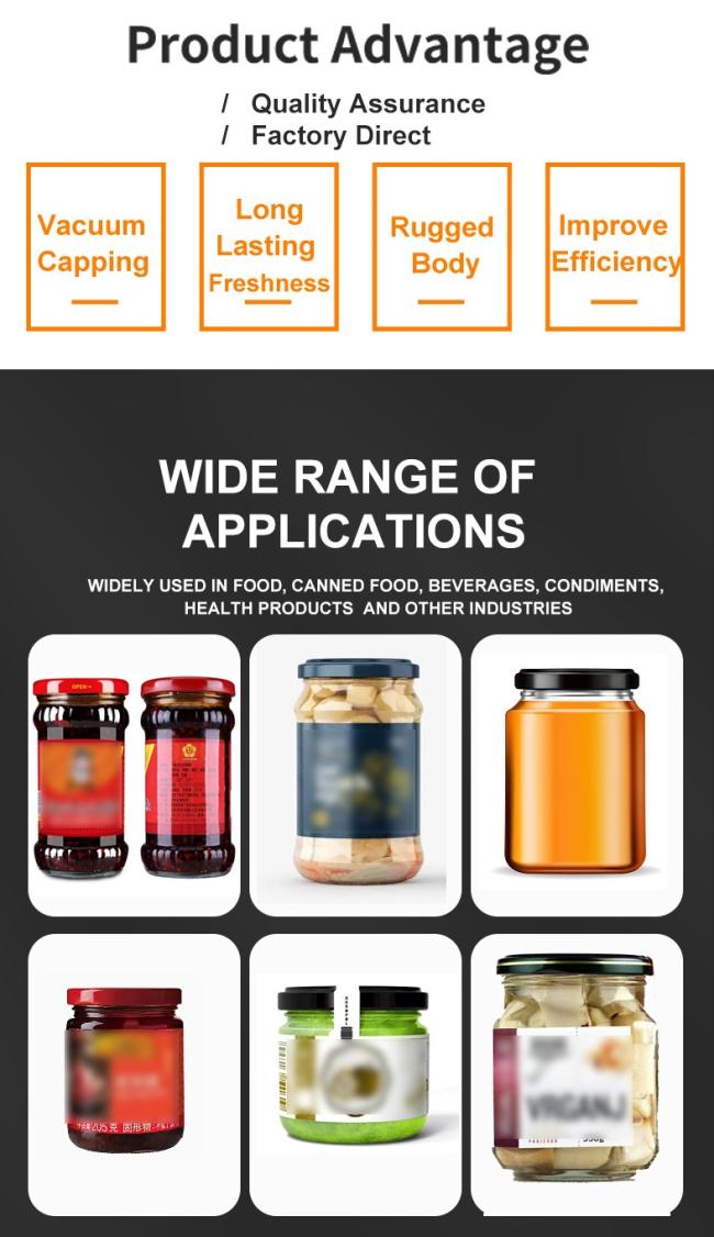 Manual Rotary Four Heads PET Bottle Twist Off Lug Vacuum Capping Machine Cap Retorquer Machine