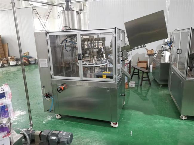 Full Automatic Big Hopper Chemical Ointment Plastic Laminated Tube Filling and Sealing Machine