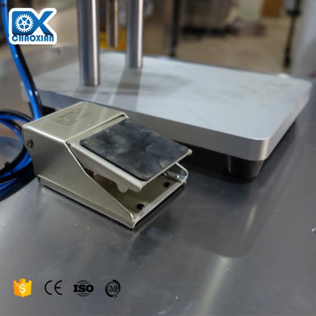 15/17/22mm Collar Ring Sprayer Perfume Glass Bottle Crimping Semi Automatic Capping Machine