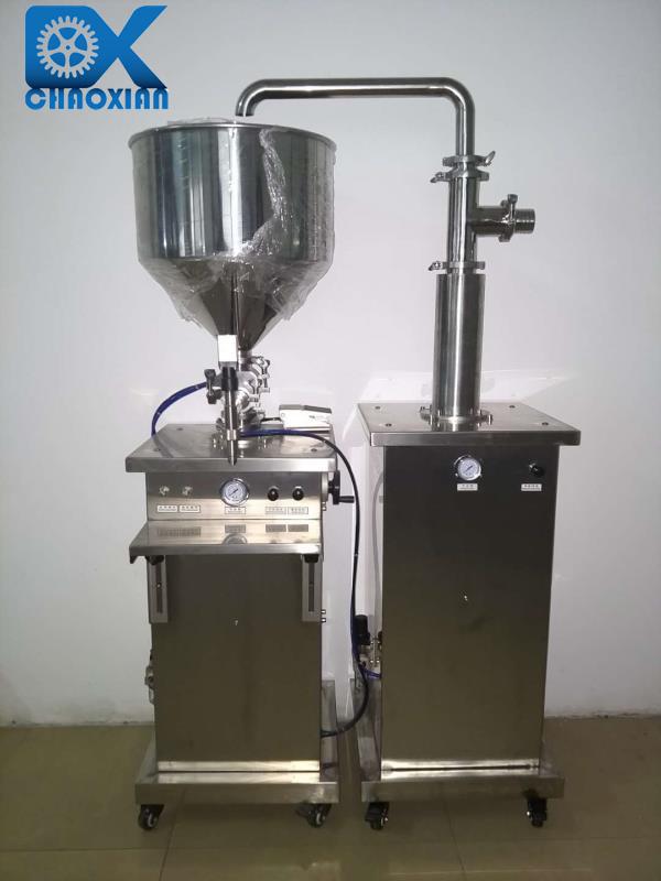 Hot Sell Semi Automatic Thick Liquid Feeder Vertical Piston Feeding Equipment Refilling Machine