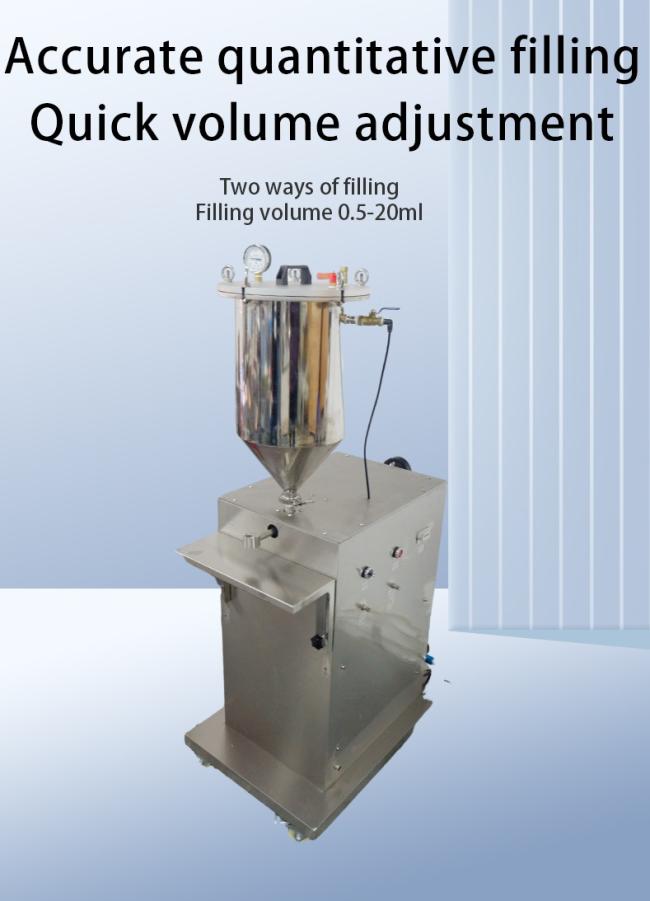 Plastic Dental Gel disposable Mini Oil Prefilled Syringe Small Scale Bottle Filling Machine