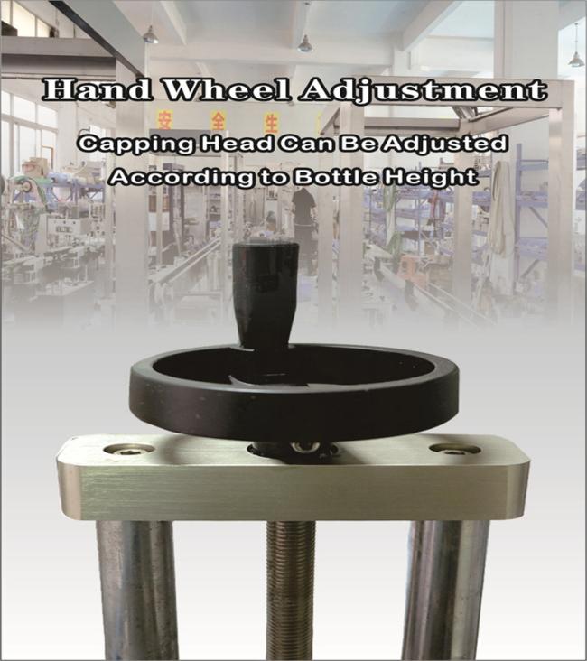Manual Drum Trigger 20 Liter Jar Screw Cap Metal Capper Mineral Water Milk Bottle Capping Machine