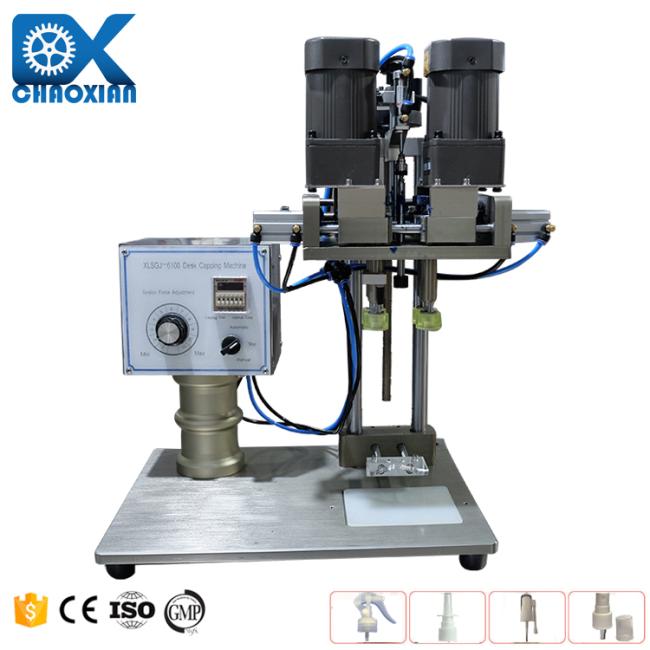 Manual Drum Trigger 20 Liter Jar Screw Cap Metal Capper Mineral Water Milk Bottle Capping Machine