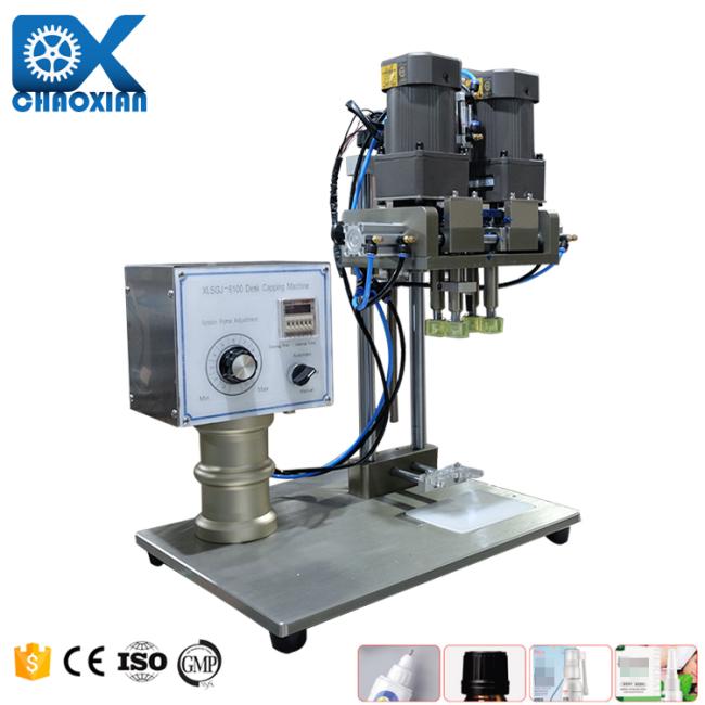 Manual Drum Trigger 20 Liter Jar Screw Cap Metal Capper Mineral Water Milk Bottle Capping Machine