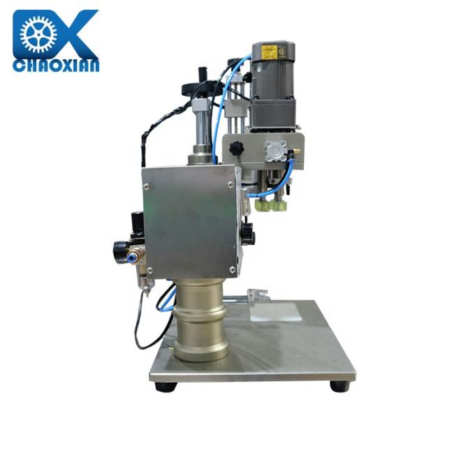 Manual Drum Trigger 20 Liter Jar Screw Cap Metal Capper Mineral Water Milk Bottle Capping Machine