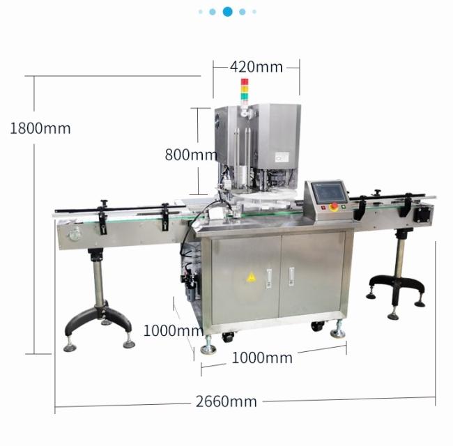 Bottle Drinks Cap Packing Continuous Band Sealer Small Can Sealing Machine Bottle Capping Chuck