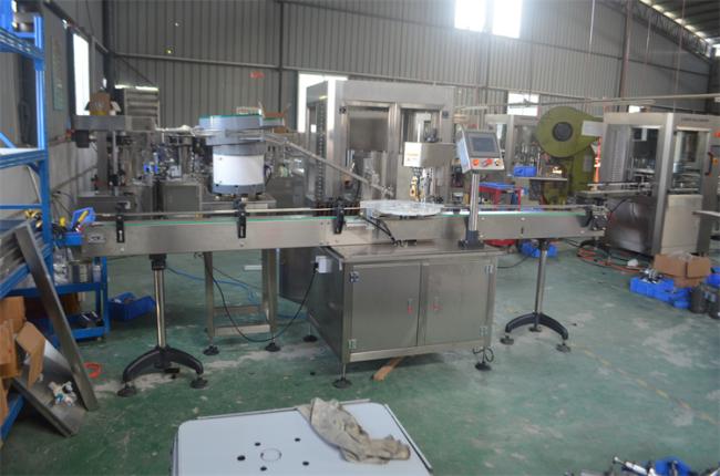 Automatic Food Beverage Juice Beer Canola Oil Tin Cans Closing Sealing Vial Filling Capping Machine